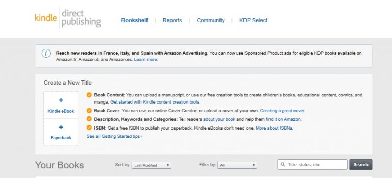 Kindle Publishing Business - How to Publish an eBook